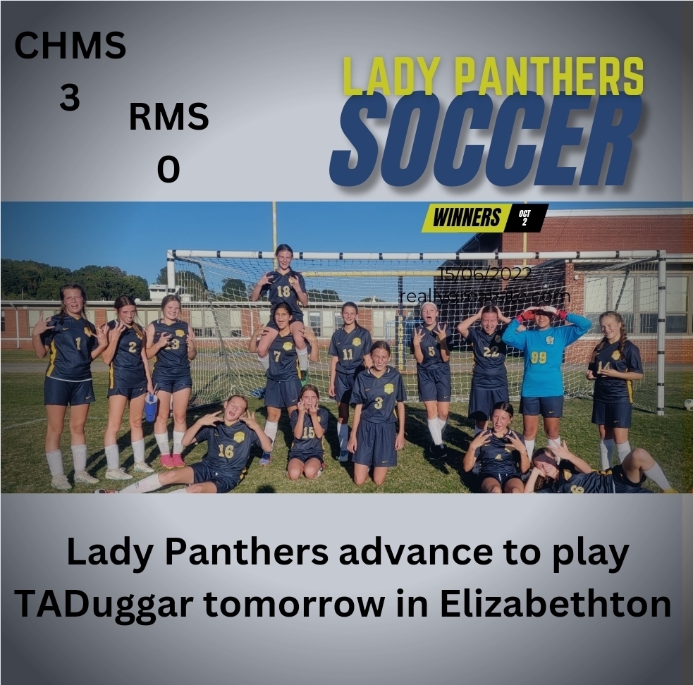 CHMS wins round 1 of soccer tournament! | Church Hill Middle School